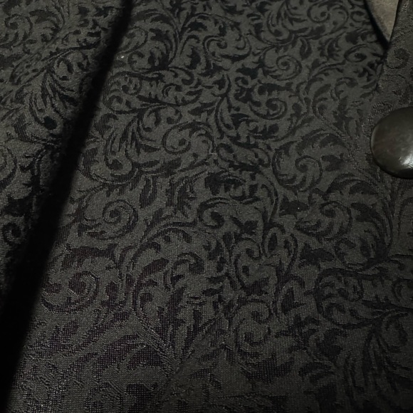 Zara | Suits & Blazers | Zara Black Textured Tuxedo Blazer | Poshmark